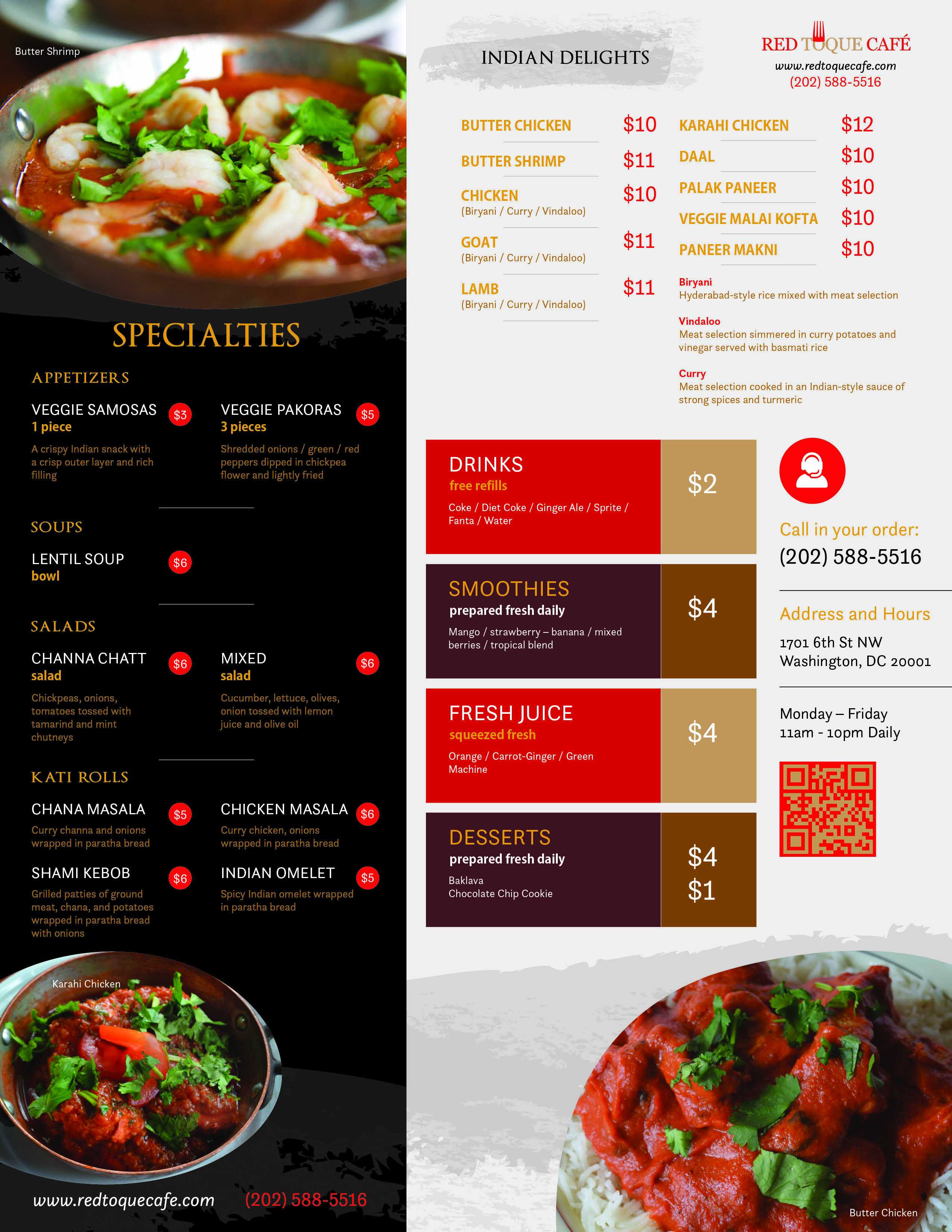 Menus | Squid Printing